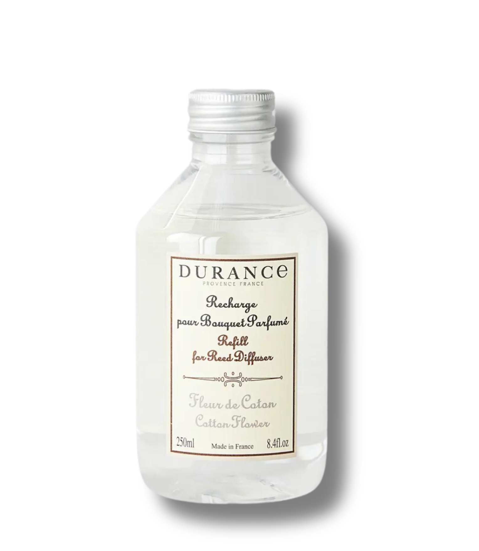 Durance Reed Diffuser Refill - Cotton Flower 250ml | French Beauty Co.