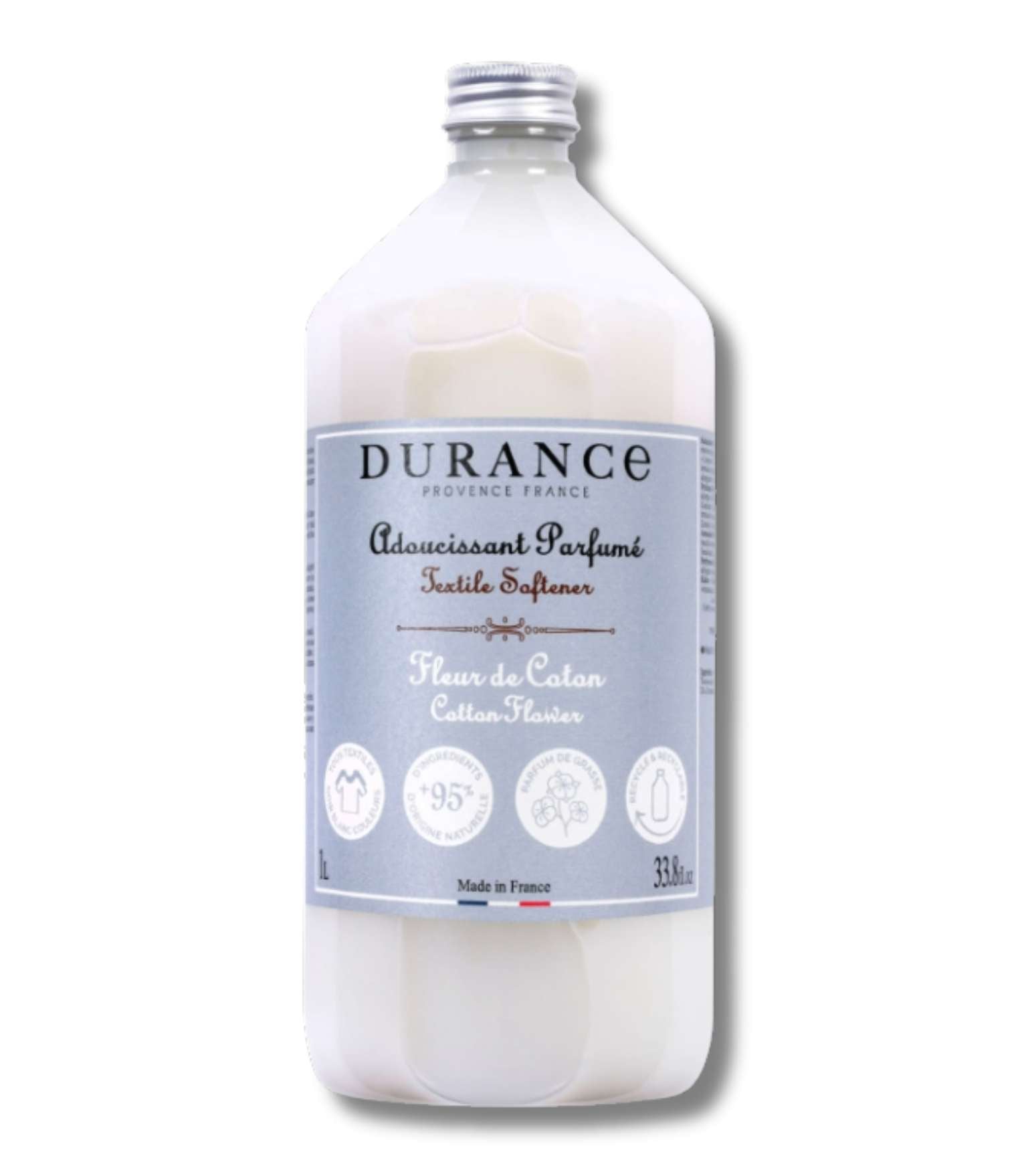 Durance Fabric Softener - Cotton Flower 1L | French Beauty Co.