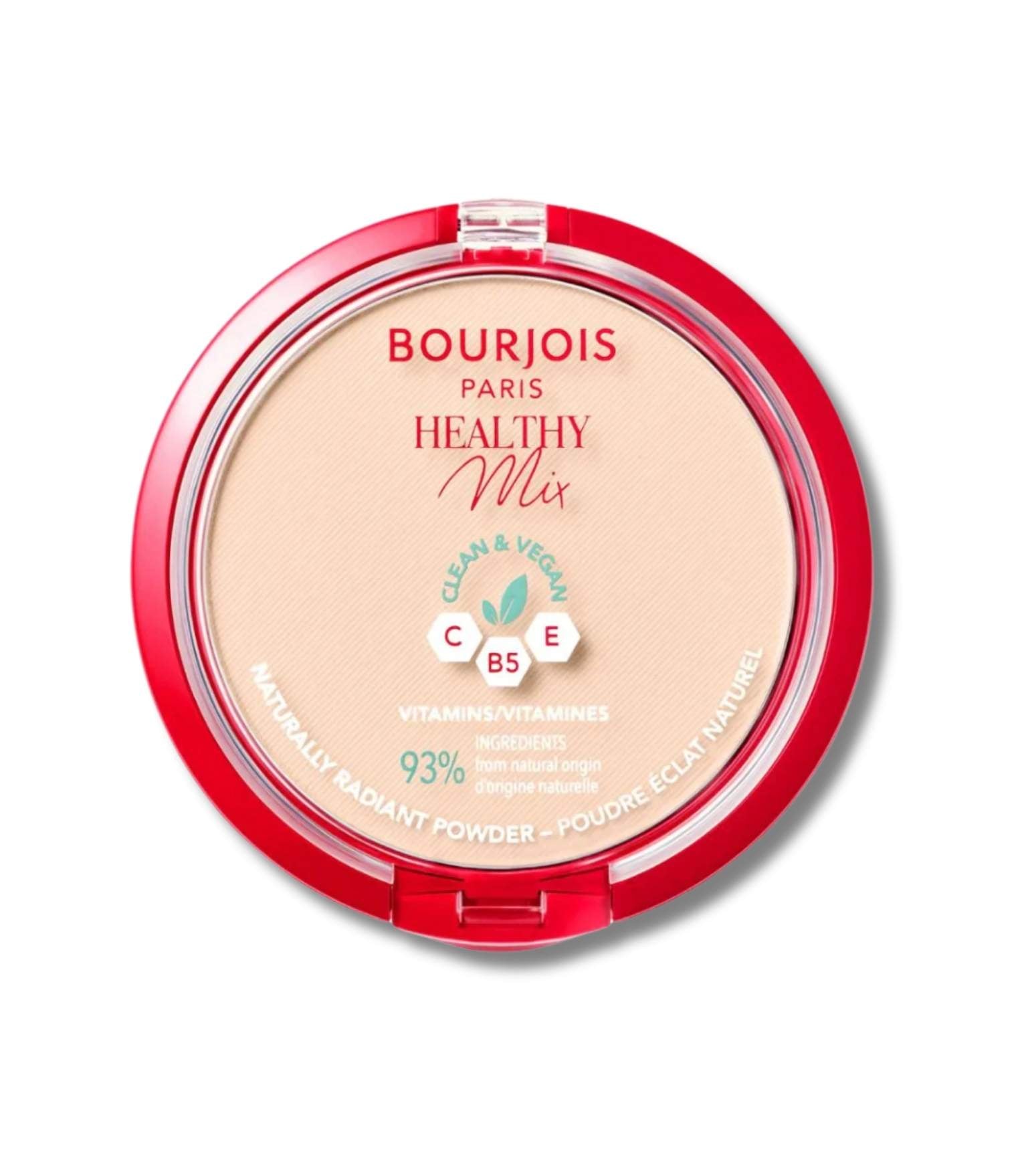 Bourjois Powder Healthy Mix Clean & Vegan - 01 Ivory | French Beauty Co.