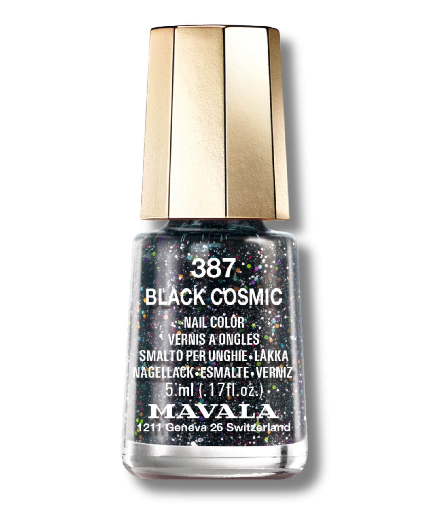 Mavala Mini Color Nail Polish - Black Cosmic 5ml | French Beauty Co.