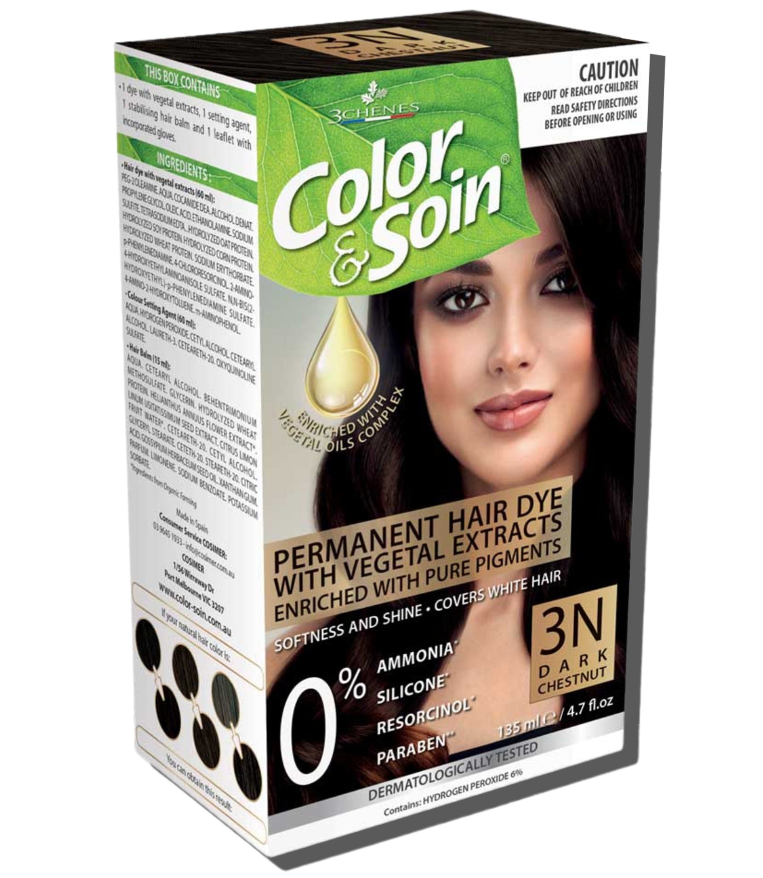 Color & Soin - Permanent Hair Dye 3N | French Beauty Co.