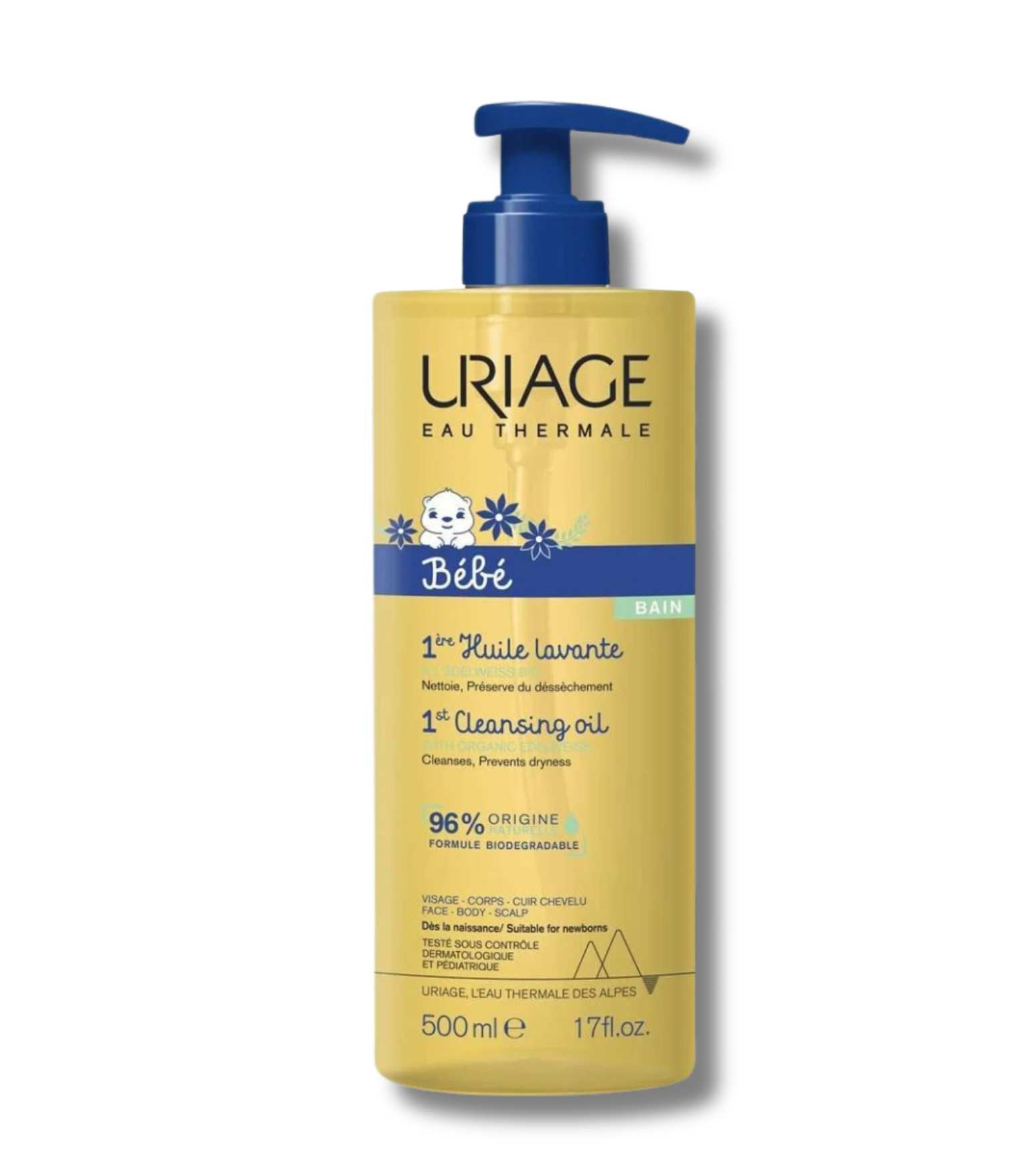 Uriage Baby 1st Cleansing Oil 500ml | French Beauty Co.